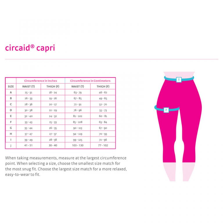 Circaid Compression Capri Shorts | Body Works Compression