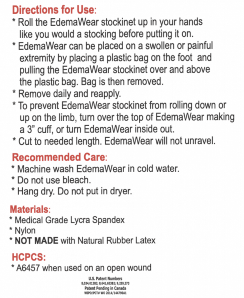 EdemaWear Compression Stockinette - Body Works Compression