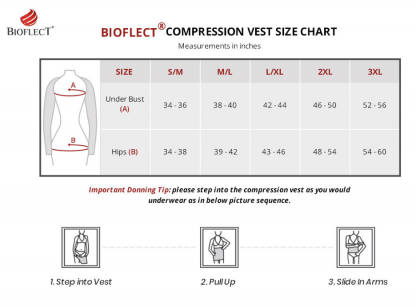 Bioflect® FIR Therapy Micromassage Compression Slimming Vest Tank Top ...