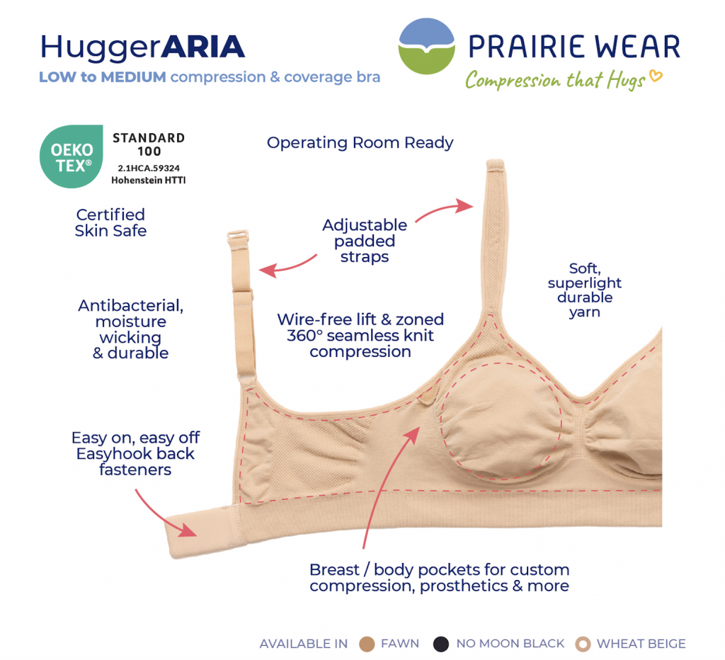 Prairie Wear HuggerARIA Bra - Body Works Compression